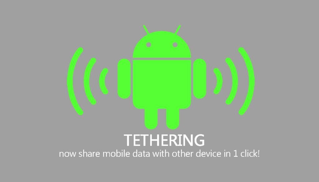 Tethering Options - USB, Bluetooth, and WiFi on Android