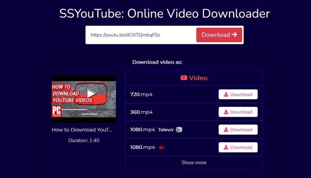 YouTube video download -- in HD (1080p, 4K) for Free on Mobile